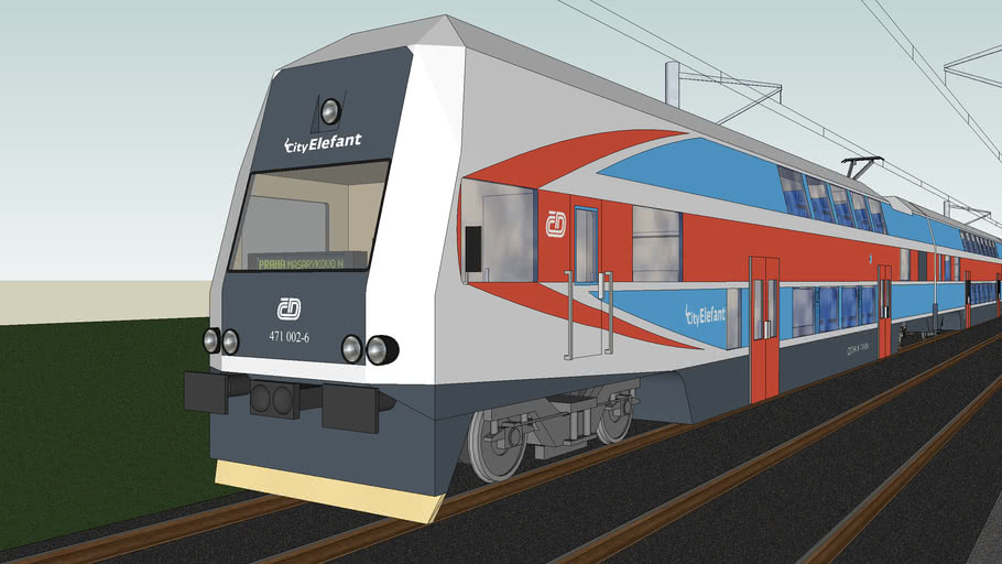 ČD 471 002 City Elefant | 3D Warehouse