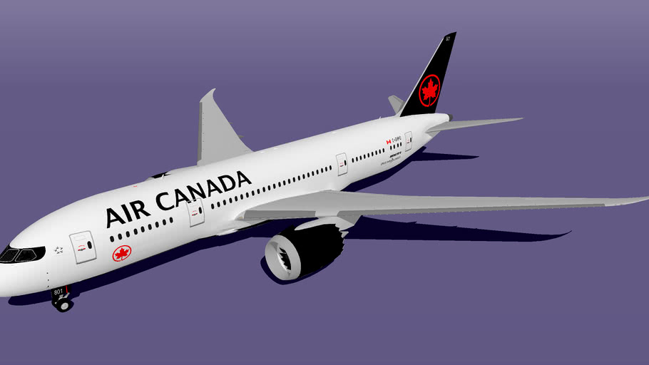 Air Canada Boeing 787-8 Dreamliner C-GHPQ] New Livery 2017 | 3D Warehouse