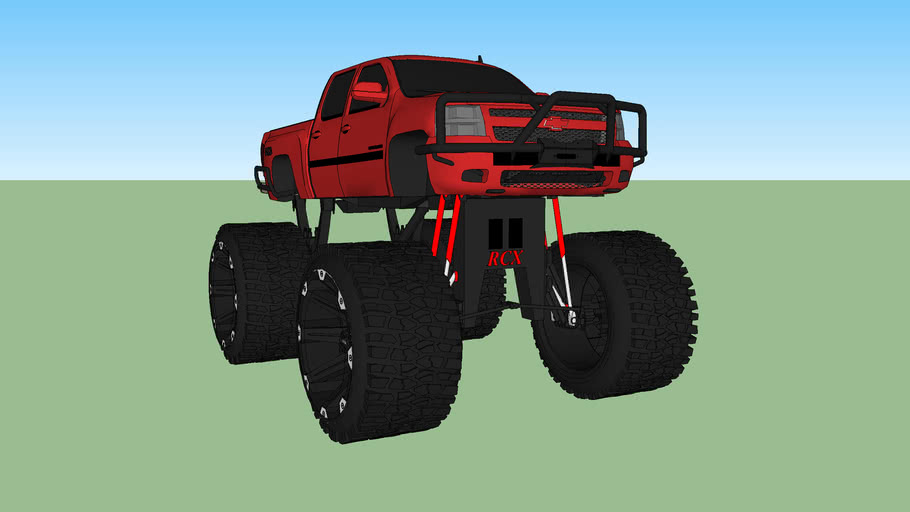 Chevy 1500 4x4 OBS Suspension | 3D Warehouse