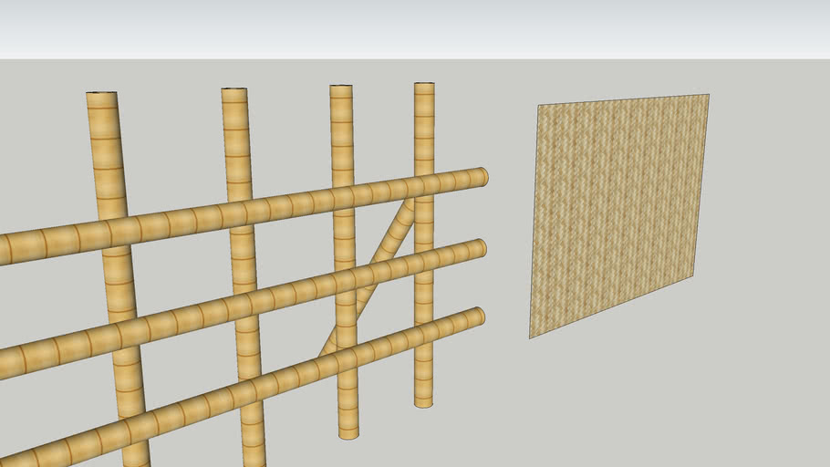 bamboo fencing | 3D Warehouse