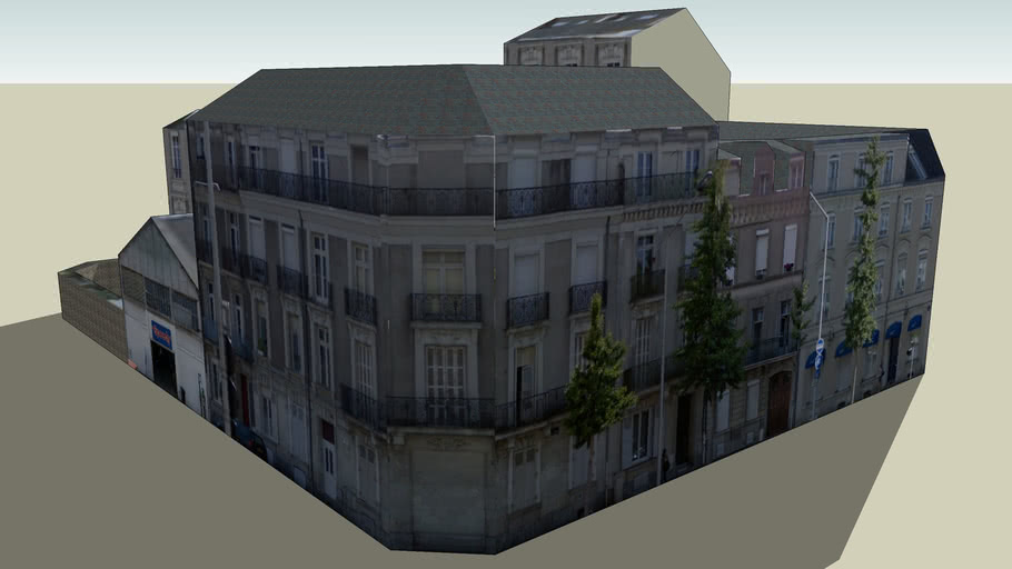 Ilot quartier Saint Serge | 3D Warehouse