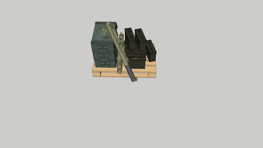 US Ammo pallet | 3D Warehouse