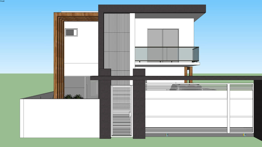 Sobrado em terreno 10x20 | 3D Warehouse