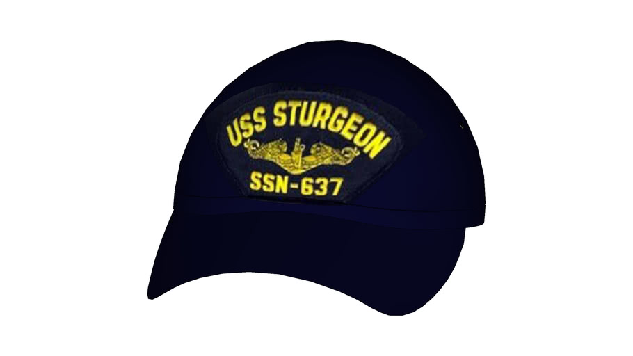 SSN 637 Officer Ball Cap | 3D Warehouse