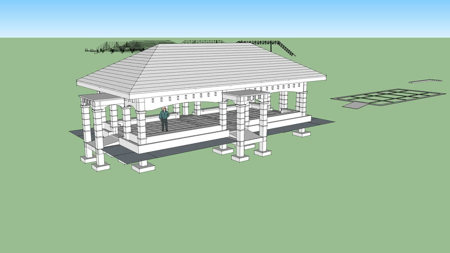 Multipurpose hall | 3D Warehouse