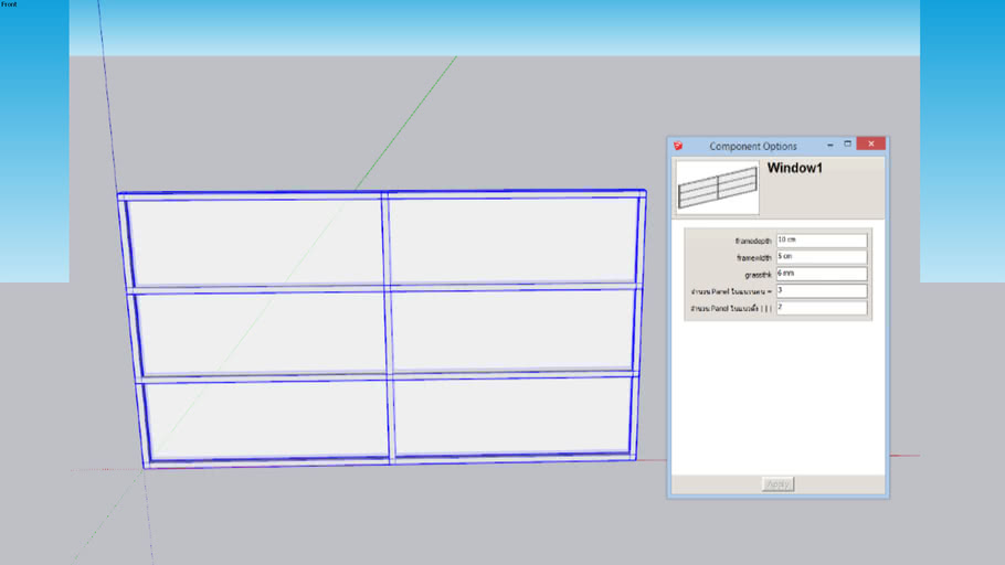 Fix glass window | 3D Warehouse