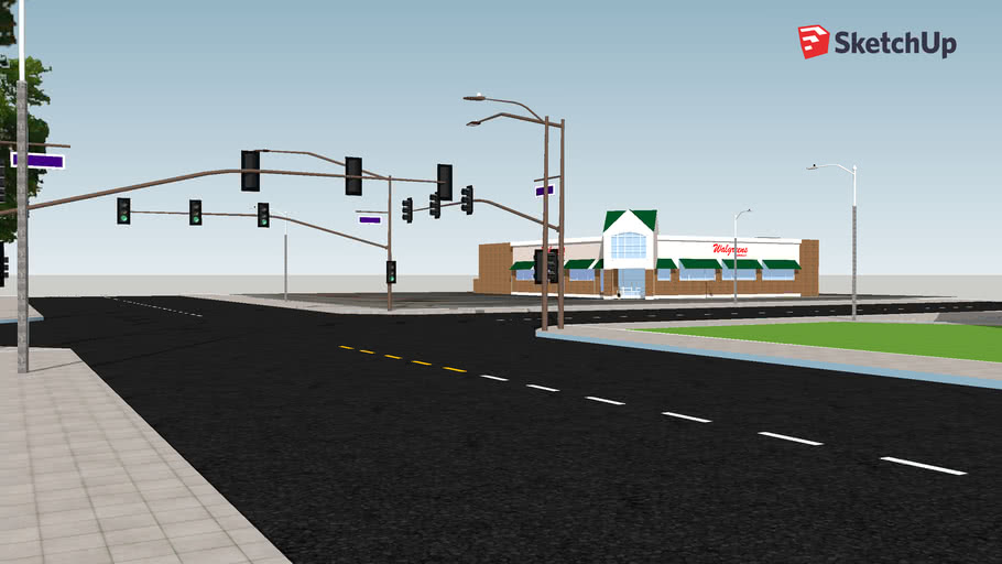 Full intersection | 3D Warehouse