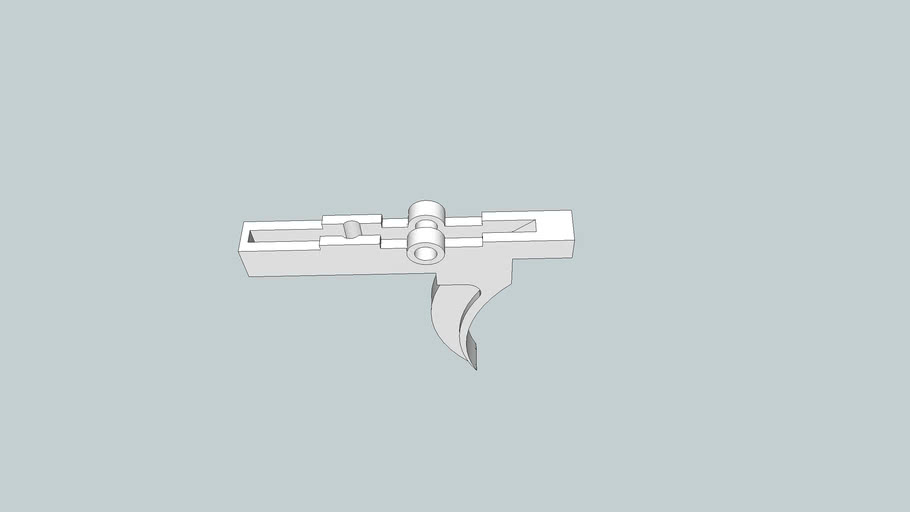 M4A1/AR15 trigger | 3D Warehouse