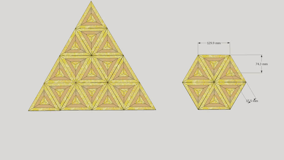 3D Patterns in Triangles | 3D Warehouse