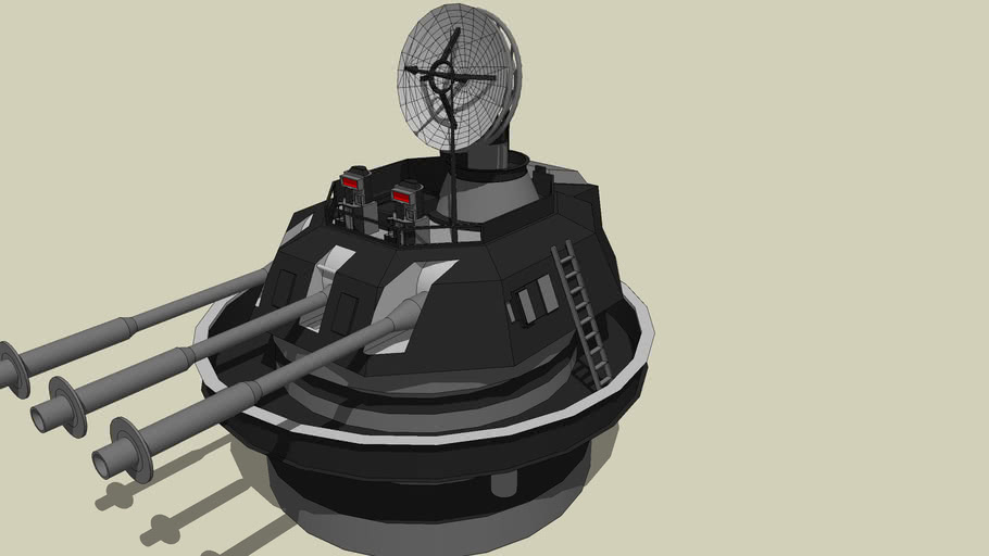 16 inch battleship main gun | 3D Warehouse