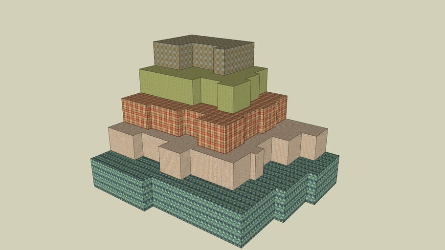 Strange 3D Block Building | 3D Warehouse