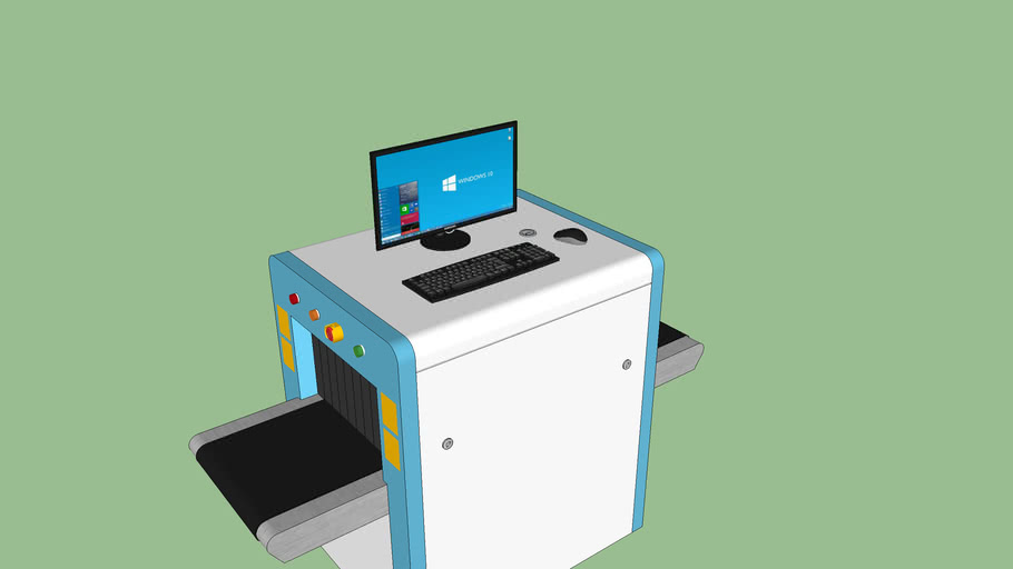 X-ray Security Scanner 3D | 3D Warehouse