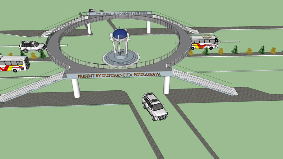 Foot Over Bridge | 3D Warehouse