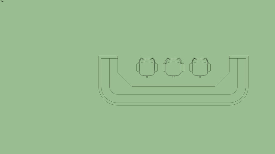 2D Reception Desk | 3D Warehouse