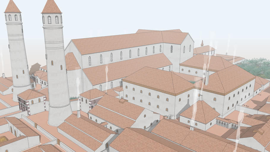 Plan of Saint Gall | 3D Warehouse