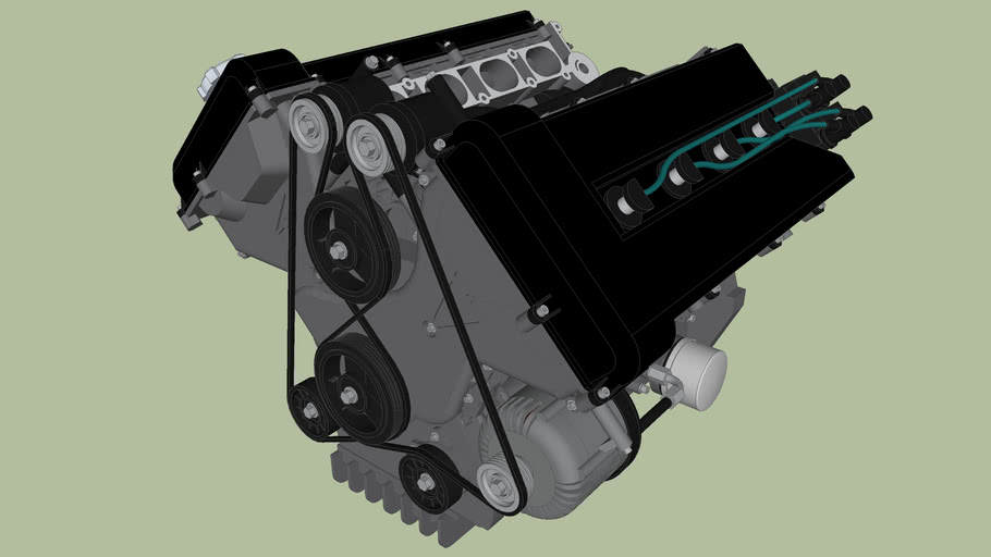 Motor v8 | 3D Warehouse