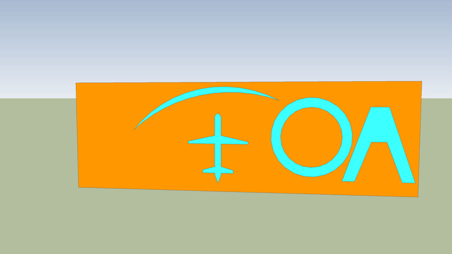 Orbit Airlines logo | 3D Warehouse