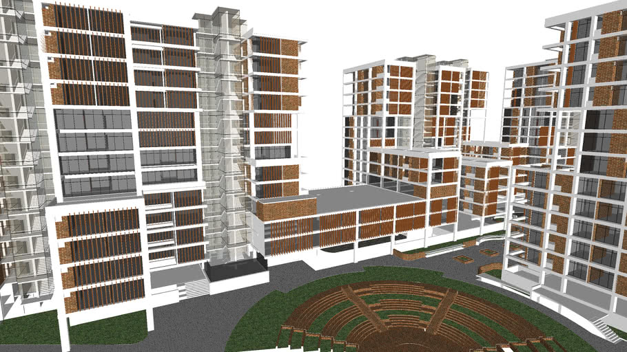 housing complex | 3D Warehouse