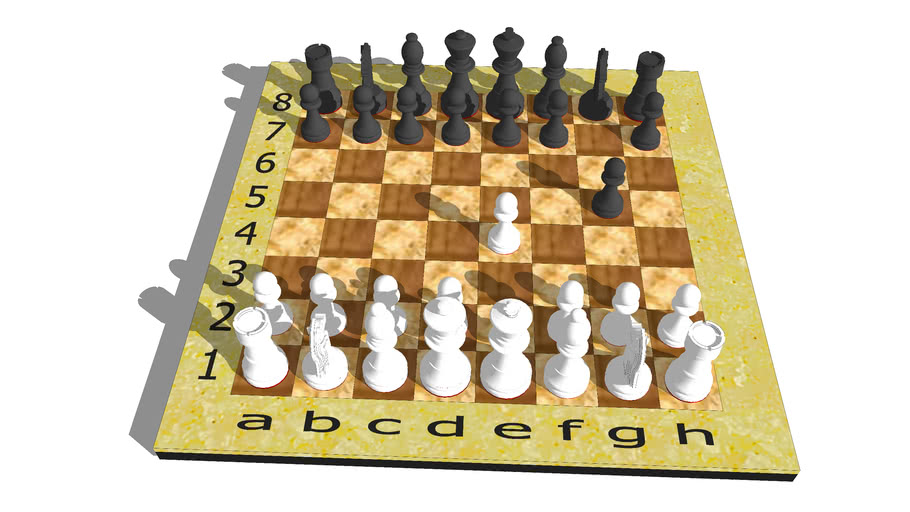 Chess - Half-open game openings | 3D Warehouse
