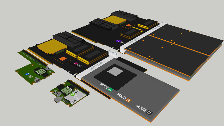 Custom Motherboards idea | 3D Warehouse