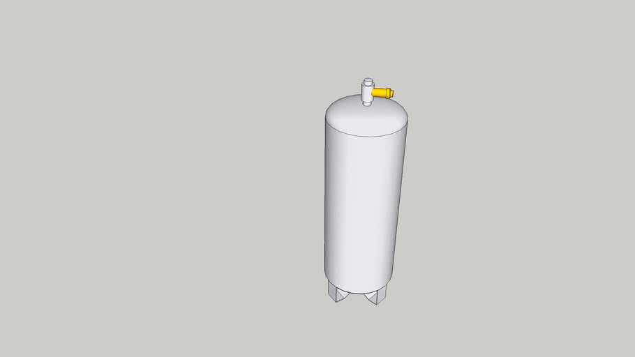 Praxair-style 450-lb CO2 Storage Tank | 3D Warehouse