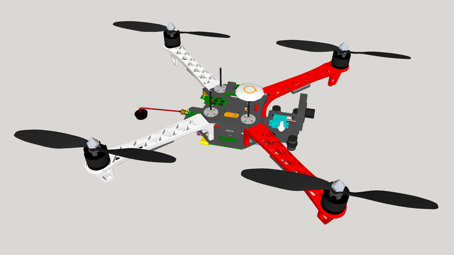 Quadcopter F450 Flamewheel | 3D Warehouse