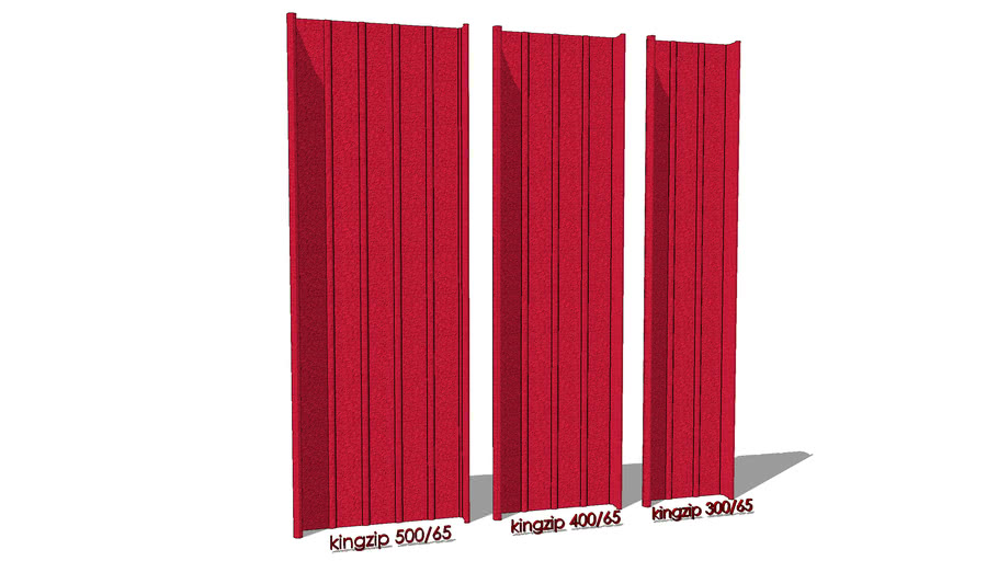 KINGZIP LINEA 300/65 - 400/65 - 500/65 | 3D Warehouse