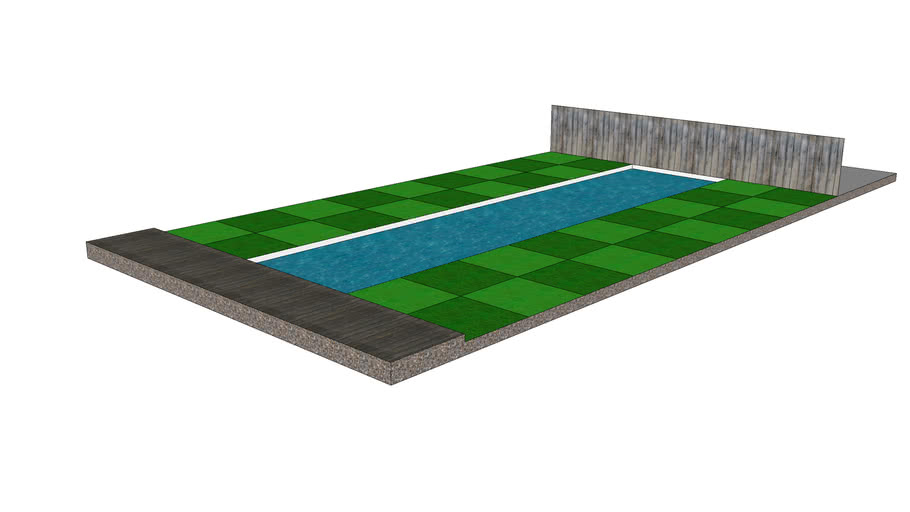 Plants Vs. Zombies Field (with water) | 3D Warehouse