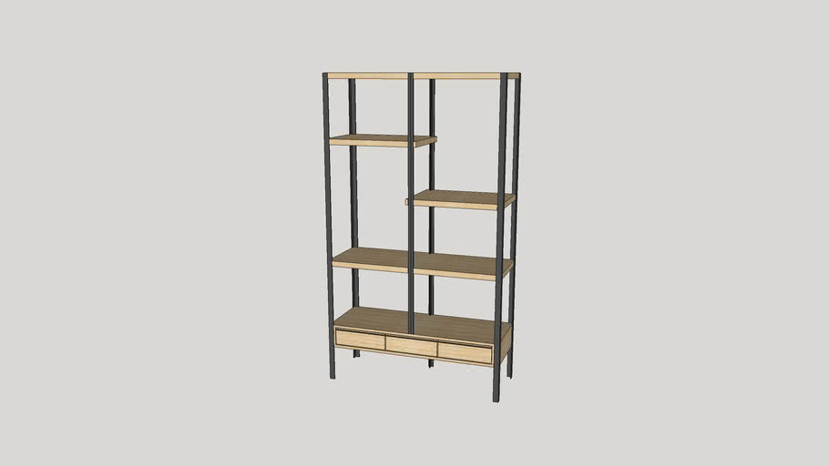 Modern shelf | 3D Warehouse