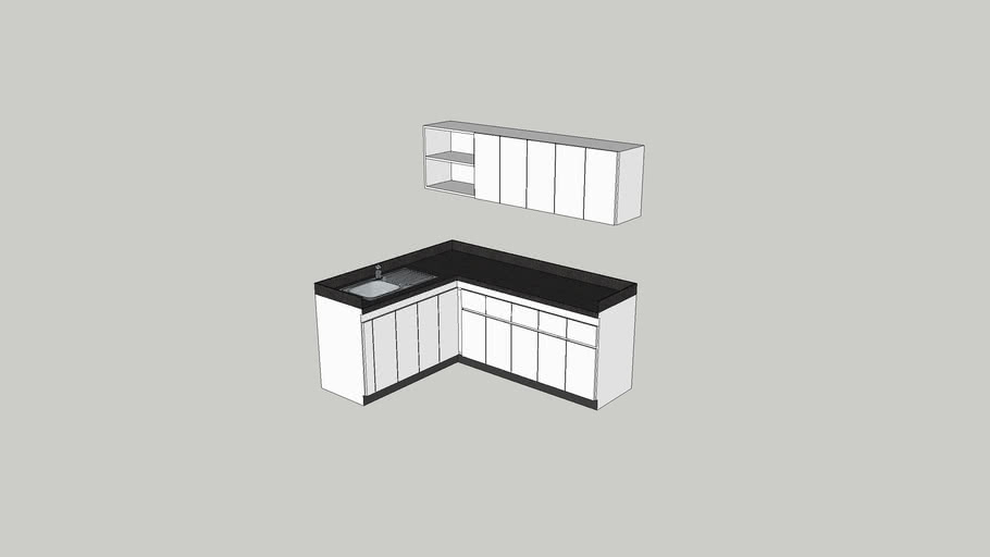 L-Shape Pantry Unit | 3D Warehouse