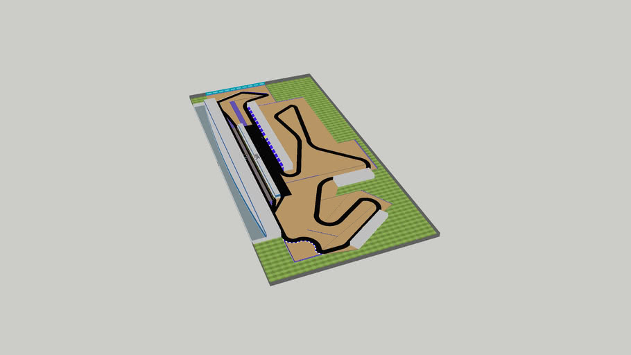International Racing Circuit(Version 2.0) | 3D Warehouse