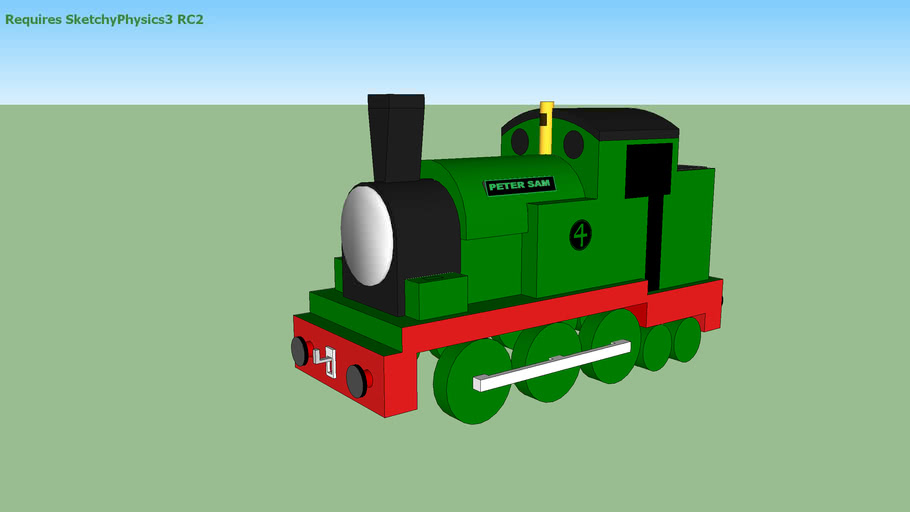 PETER SAM the narrow gauge engine | 3D Warehouse