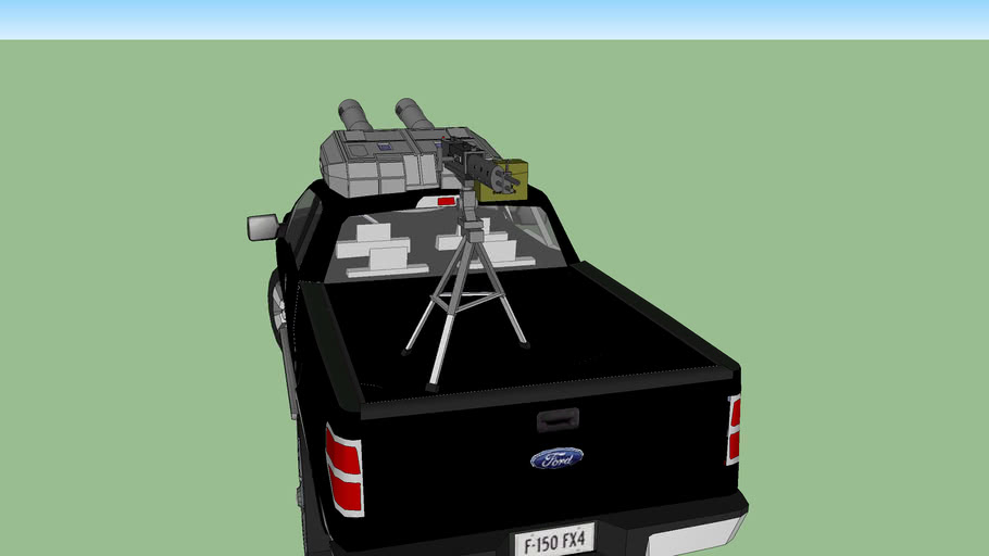 Ford F-150 with BIG GUNS | 3D Warehouse