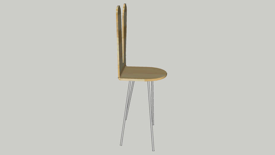 SANAA Armless Chair | 3D Warehouse