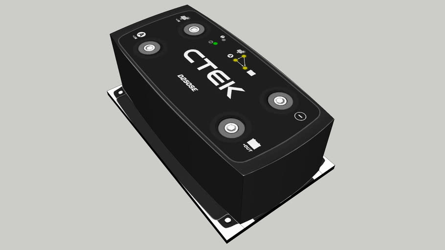CTEK D250SE DC DC Charger with MPPT Solar Controller | 3D Warehouse