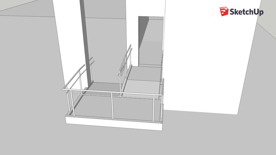 Upper Basement Pedestrian Ramp Study | 3D Warehouse