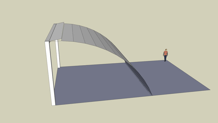 curvy roof for Mr. Wood's class | 3D Warehouse