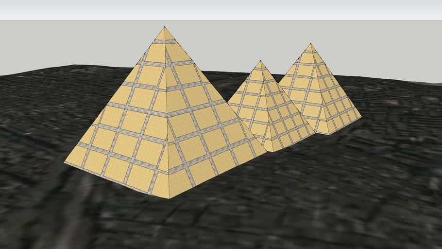 Great Pyramids of Giza | 3D Warehouse