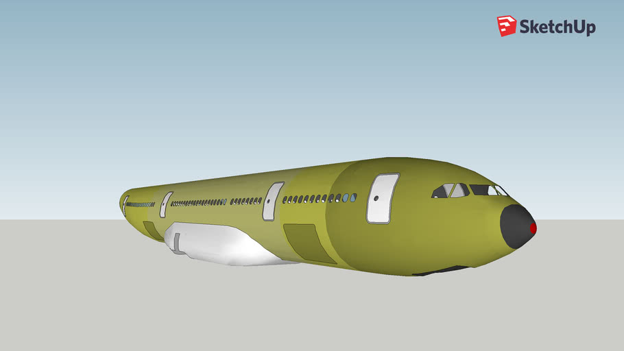 Untitled Unpainted Airbus A330-200 Fuselage | 3D Warehouse