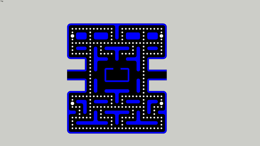 Pac-Man Maze | 3D Warehouse