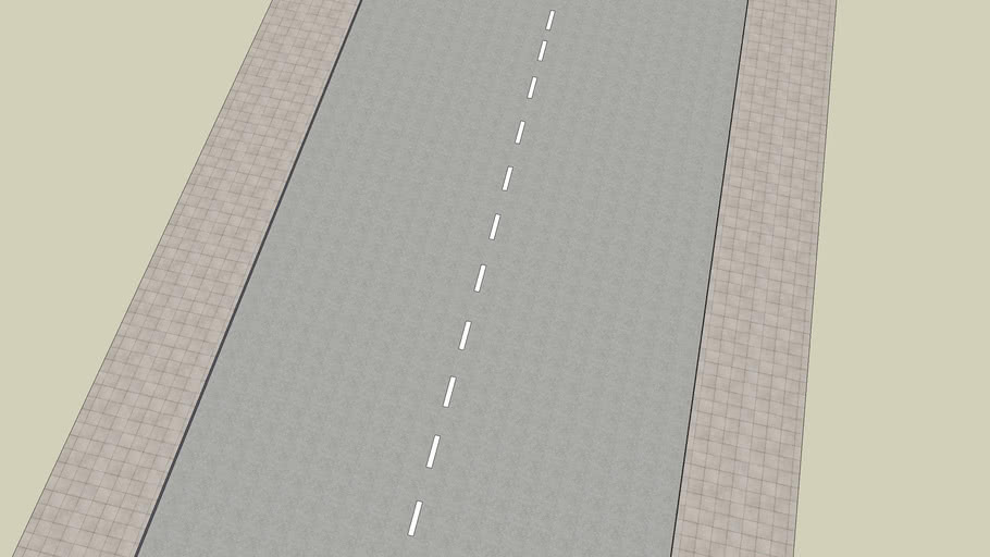 street with sidewalk | 3D Warehouse