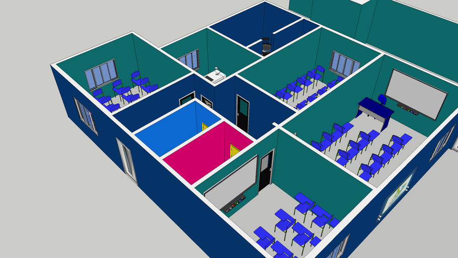 planta escola | 3D Warehouse