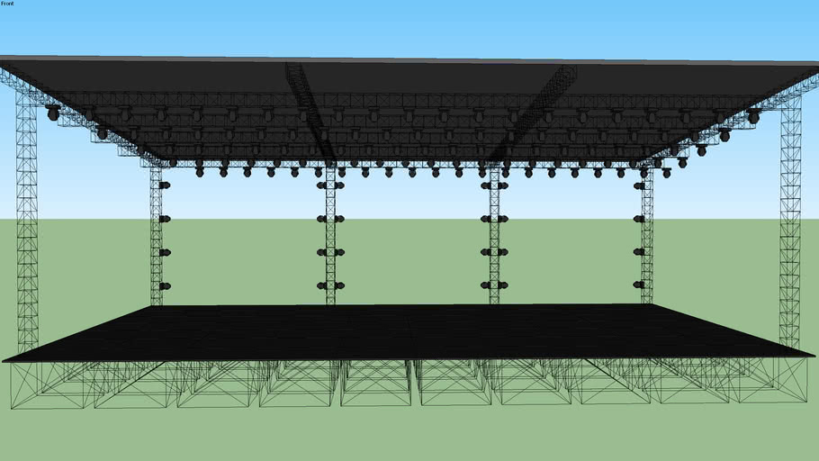 Outdoor Stage Design | 3D Warehouse