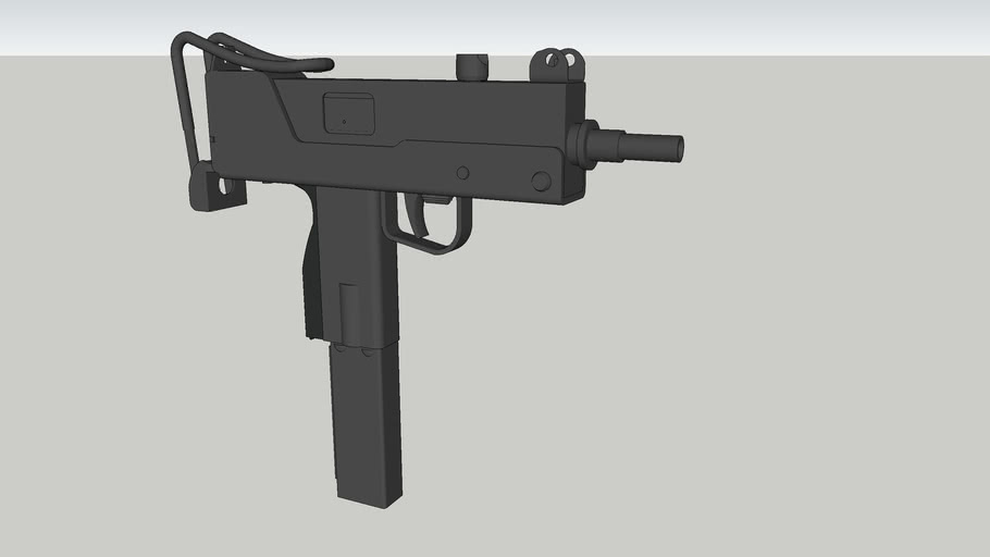Ingram M10 A1 Mac10 SMG | 3D Warehouse
