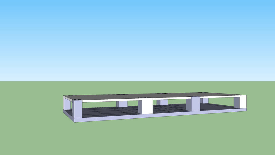 Structure of Hanging platform | 3D Warehouse