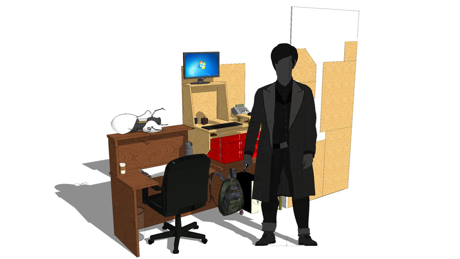 Desk modification | 3D Warehouse