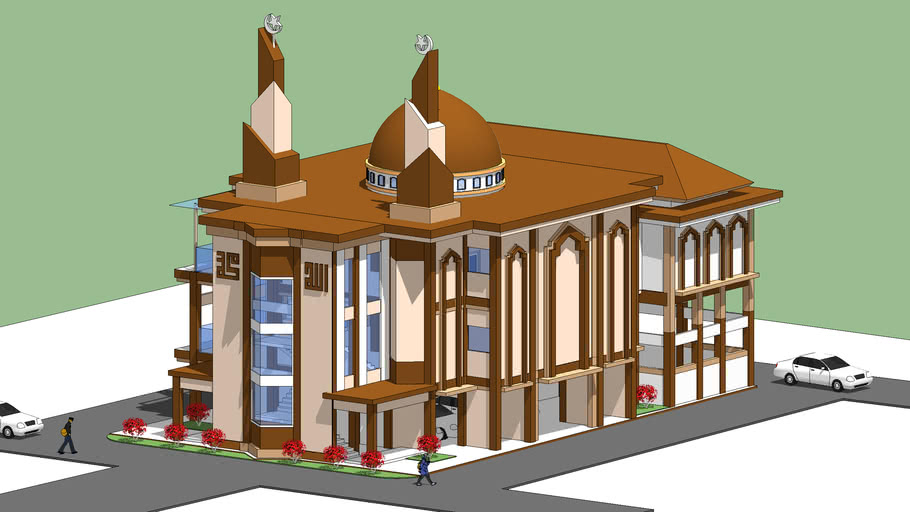 masjid 3 lantai | 3D Warehouse