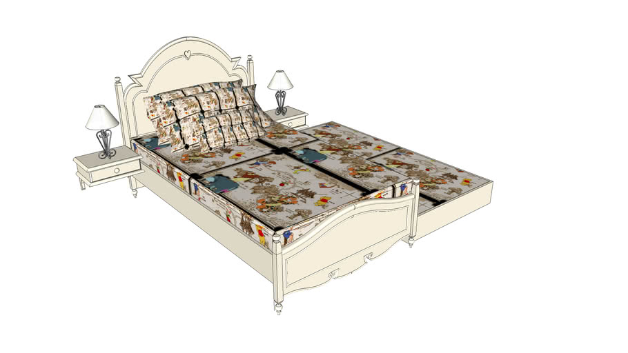classic_bed | 3D Warehouse