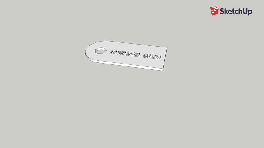 name tag (michael) | 3D Warehouse