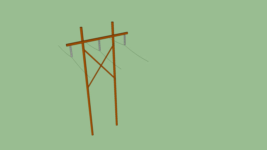 H Frame (69kV/138kV/230kV/287kV) | 3D Warehouse